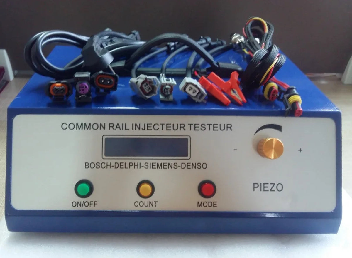 CR1800 Carril común de 1. Prueba del inyector common rail 2. Prueba de ...